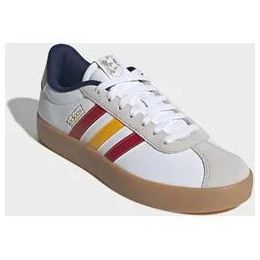 Sneaker Adidas SPORTSWEAR "VL COURT 3.0", Herren, Gr. 38, cloud wei&szlig;, team power rot 2, crew gelb, Leder, Synthetik, Textil, Schuhe Sneaker, World Cup Nations Pack