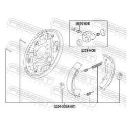 FEBEST Radbremszylinder 1278hcr Hinterachse f&uuml;r HYUNDAI