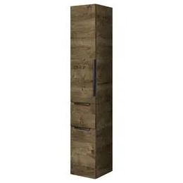 Hochschrank SAPHIR "2 Dreht&uuml;ren, 1 Auszug mit Soft-Close", eiche ribbeck quer nachbildung, B:30cm H:168cm T:33cm, Holzwerkstoff, Schr&auml;nke, Hochschrank
