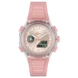 Digitaluhr Lacoste "LC33", rosa, pink, Armbanduhren, Damen, Digitaluhr, Quarzuhr, Armbanduhr, Damenuhr, Herrenuhr, Silikonarmband, analog