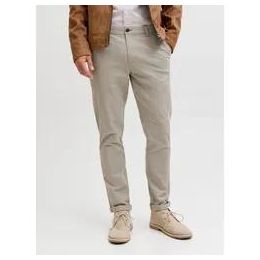 Jack & Jones Chinos JACK & JONES "JPSTMARCO JJFURY ANA", Damen, Gr. 31, L&auml;nge 30, vetiver, Web, Obermaterial: 98% Baumwolle, 2% Elasthan, unifarben, slim fit normal, Hosen, Baumwollmischung, slim fit
