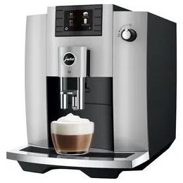 Jura Kaffeevollautomat "E6 Platin (EC)", platin, B:34,8cm H:31,8cm T:44,6cm, Kaffeevollautomaten, Kaffeevollautomat