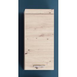 H&auml;ngeschrank Welltime "Avena", asteichefarben, B:37cm H:77cm T:23cm, Schr&auml;nke, H&auml;ngeschrank, Badschrank mit 1 T&uuml;r & 1 Boden - (B/T/H) 37/23/77 cm