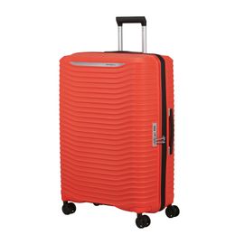 Hartschalen-Trolley Samsonite "UPSCAPE, verschiedene Gr&ouml;&szlig;en und Farben", Gr. B/H/T: 51cm x 75cm x 30cm 104 l, lava, Polypropylen, gestreift, Koffer, mit Volumenerweiterung, mit Tragegriff oben und seitlich