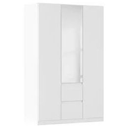 Dreht&uuml;renschrank Rauch "Schrank Garderobe MAINZ Breiten 91/136/181/226/271/315/360, H&ouml;he 210cm", alpinwei&szlig;, B:136cm H:210cm T:54cm, Holzwerkstoff, Schr&auml;nke, Dreht&uuml;renschrank, grifflose Front, Au&szlig;ent&uuml;ren mit Push-to-Open Funktion MADE IN GERMANY