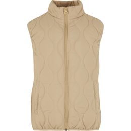 Steppweste Urban Classics "Urban Classics Mens Super Light Bubble Vest", Herren, Gr. S, unionbeige, 100% Polyester, Westen Steppweste