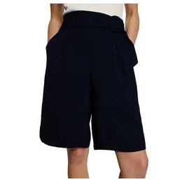 Shorts Zero "Damen mit weitem Bein", Damen, Gr. 40, Normalgr&ouml;&szlig;en, deep sky, Obermaterial: 100% Polyester, unifarben, figurbetont kurz, Hosen Shorts, Plain/ ohne Details