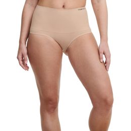 Shapingslip Chantelle "SMOOTH COMFORT", Damen, Gr. L, beige, Obermaterial: 79% Polyamid, 19% Elasthan, 1% Baumwolle, 1% Polyester, unifarben, k&ouml;rpernah, Unterhosen, gl&auml;ttender Effekt