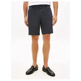 Shorts Tommy Hilfiger "DOVER AOP Essential TWILL", Herren, Gr. 31, N-Gr, navy allover, Web, Obermaterial: 96% Baumwolle, 4% Elasthan, gerade kniefrei, Hosen Shorts