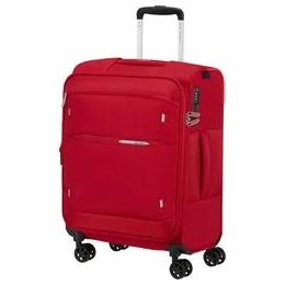 Weichgep&auml;ck-Trolley Samsonite "GOTWIST", Gr. B/H/T: 40cm x 55cm x 23cm 42 l, true rot, Polyester, Koffer, mit Teleskopgriff und mehreren Tragegriffen, innen aus Polyester