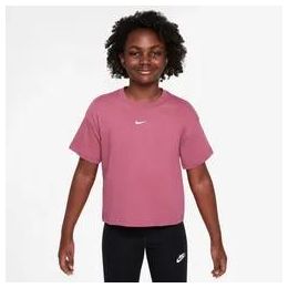 T-Shirt Nike SPORTSWEAR "G NSW TEE BOY ESSNTL LBR", Jungen, Gr. L, peony, Jersey, Obermaterial: 100% Baumwolle, normal, Rundhals, Shirts T-Shirt, f&uuml;r Jugendliche, weiter Schnitt, Rundhalsausschnitt, aus Baumwolle