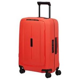 Hartschalen-Trolley Samsonite "ESSENS, verschiedene Gr&ouml;&szlig;en und Farben", Gr. B/H/T: 40cm x 55cm x 20cm 39 l, lava, Polypropylen, Strukturmuster, Koffer, mit robustem Polypropylen-Geh&auml;use, mit mehreren F&auml;chern