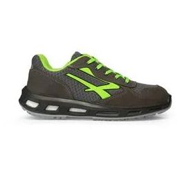 Sicherheitsschuh U-Power "Point S1P SRC" Gr. 45, grau (grau, gr&uuml;n), 45, Obermaterial: 100% Nylon NY., Schuhe