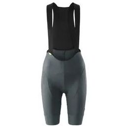 Fahrradhose Gonso "SQlab GO Bib Cargo W", Damen, Gr. 40, Normalgr&ouml;&szlig;en, dunkelgrau, 80% Polyamid, 20% Elasthan, Hosen Fahrradhose, Damen Radhose, Radlerhose mit speziellem SQlab Sitzpolster, Tight Fit