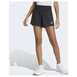 Laufshorts Adidas PERFORMANCE "ADI365 SEASONAL RUNNING", Damen, Gr. M, N-Gr, schwarz, normal, gr., Obermaterial: 91% Polyester, 9% Elasthan, Hosen