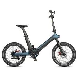 E-Bike MAXTRON "Smart 30 Urban" Gr. 42, dunkelblau, schwarz, Elektrofahrr&auml;der, 42cm, 20 Zoll (50,80cm), E-Klapprad kompakt und flexibel f&uuml;r Stadt & Reise