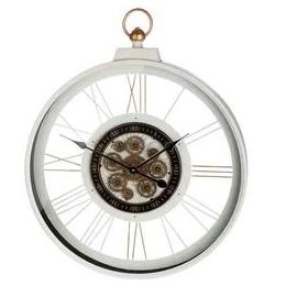 Wanduhr Gilde "Wanduhr rund Kello wei&szlig; H. 73 cm", wei&szlig;, B:60cm H:73cm T:8cm, Wanduhren, Wanduhr