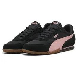 Sneaker Puma "Bella Donna Sneakers Damen", Damen, Gr. 39, schwarz rosy outlook pink, Obermaterial: Kuhleder, Textil, Synthetik, Leder. Futter: Textil. Innensohle: Textil. Laufsohle: Gummi, Schuhe Sneaker