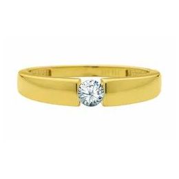 Adelia&acute;s Solit&auml;rring ADELIA ́S "Solit&auml;rring 333 Gold ( 8K ) mit Zirkonia &ndash; Goldring Diamant" Gr. 58, gold, Fingerringe, Damen, 58, Gold, Goldring Diamant