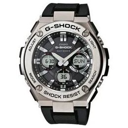 Funkchronograph Casio G-SHOCK, schwarz, Armbanduhren, Herren, Armbanduhr, Herrenuhr, analog, digital, automatischer Kalender