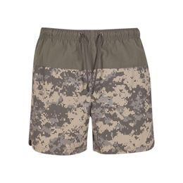 Badeshorts Brandit "Brandit Swimshort Basic", Herren, Gr. 3XL, US-Gr&ouml;&szlig;en, olive, at, digital, 100% Nylon, Badehosen Badeshorts