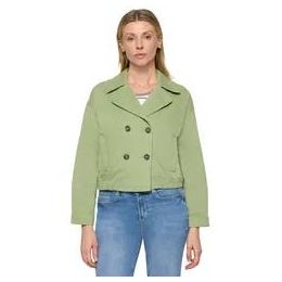 Jackenblazer Cartoon "Damen mit Reverskragen", Damen, Gr. 34, gr&uuml;n eyes, Obermaterial: 100% Baumwolle, oversize normal, Blazer