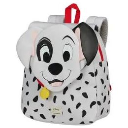 Kinderrucksack Samsonite "HAPPY SAMMIES DISNEY Dalmatian Patch", Kinder, Gr. B/H/T: 24cm x 27,5cm x 14,5cm, schwarz-wei&szlig; (dalmatian patch), Polyester, Basic, Rucks&auml;cke, Disney-Rucksack Rucksack f&uuml;r Kinder