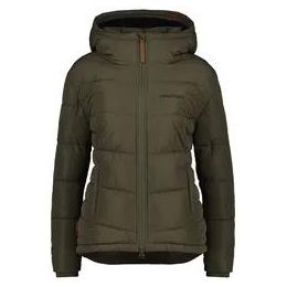 alife and kickin Winterjacke ALIFE & KICKIN "Damen JuanaAK Winterjacke, gef&uuml;tterte Jacke", Damen, Gr. XS, grau (stone), 100% Polyester, Basic, normal Po-bedeckend, Rippb&uuml;ndchen, Jacken Winterjacke, Kurze warme Jacke mit gef&uuml;tterter Kapuze, in schmaler Passform