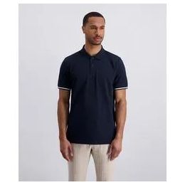 Poloshirt Pierre Cardin "Poloshirt uni pique", Herren, Gr. L, salute, Piqu&eacute;, Obermaterial: 96% Baumwolle, 4% Elasthan, kontrastfarbene Details, regular fit normal, ohne Ausschnitt, kontrastfarben, Shirts, mit Logo Schriftzug