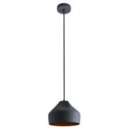 Paco Home Pendelleuchte "HURLEY U", grau, 1, &Oslash; 22cm H: 18cm, Leuchten, H&auml;ngelampe Esszimmer K&uuml;chenlampe H&auml;ngend Esstischlampe Innen Gold, Pendelleuchte