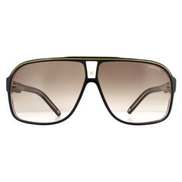 Carrera Aviator Mens Schwarz Braun Gradient Sonnenbrille