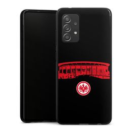 DeinDesign Galaxy A52s 5G Handy Silikon H&uuml;lle Case schwarz Handyh&uuml;lle Eintracht Frankfurt Official Licensed Product Stadium