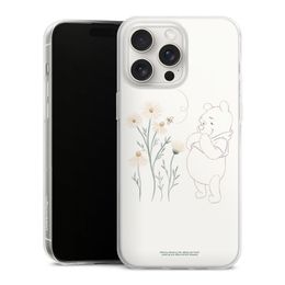 DeinDesign iPhone 15 Pro Max Handy Silikon H&uuml;lle Case transparent Handyh&uuml;lle Disney Bee Winnie The Pooh Silikon Case