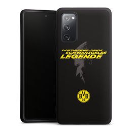 DeinDesign Galaxy S20 FE 5G Handy Premium Silikon H&uuml;lle Handyh&uuml;lle schwarz Case Borussia Dortmund Marco Reus Bvb Silikon Premium Case