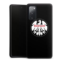 DeinDesign Galaxy S20 FE 5G Handy Premium Silikon H&uuml;lle Handyh&uuml;lle schwarz Case Sge Eintracht Frankfurt Official Licensed Product Silikon Premium Case