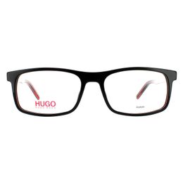 Hugo by HUGO BOSS Montures de lunettes HG 1004 OIT 16 Noir Rouge Hommes