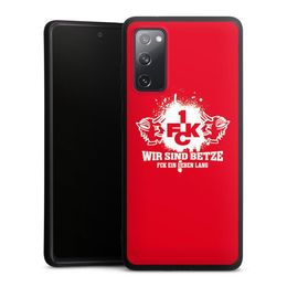 DeinDesign Galaxy S20 FE Handy Premium Silikon H&uuml;lle Handyh&uuml;lle schwarz Case Spruch 1. Fc Kaiserslautern Official Licensed Product Silikon Premium Case