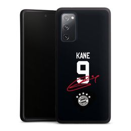 DeinDesign Galaxy S20 FE Handy Premium Silikon H&uuml;lle Handyh&uuml;lle schwarz Case Fc Bayern M&uuml;nchen Harry Kane Jersey Silikon Premium Case