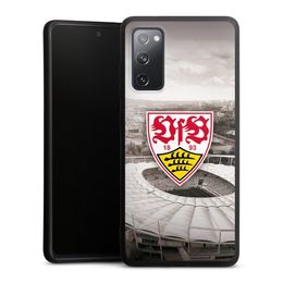 DeinDesign Galaxy S20 FE 5G Handy Premium Silikon H&uuml;lle Handyh&uuml;lle schwarz Case Official Licensed Product Stadium Vfb Stuttgart Silikon Premium Case
