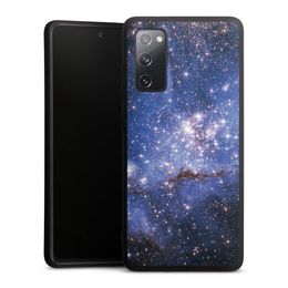 DeinDesign Galaxy S20 FE Handy Premium Silikon H&uuml;lle Handyh&uuml;lle schwarz Case Weltall Galaxy Weltraum Silikon Premium Case