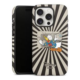 DeinDesign iPhone 15 Pro Handy Panzer Handyh&uuml;lle robuste Outdoor H&uuml;lle Schutzh&uuml;lle matt Official Licensed Product Donald Duck Disney Tough Case