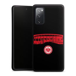 DeinDesign Galaxy S20 FE Handy Premium Silikon H&uuml;lle Handyh&uuml;lle schwarz Case Eintracht Frankfurt Stadium Official Licensed Product Silikon Premium Case