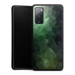 DeinDesign Galaxy S20 FE Handy Premium Silikon H&uuml;lle Handyh&uuml;lle schwarz Case Mosaic Geometric Tarnmuster Silikon Premium Case