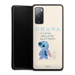 DeinDesign Galaxy S20 FE 5G Handy Premium Silikon H&uuml;lle Handyh&uuml;lle schwarz Case Disney Official Licensed Product Lilo & Stitch Silikon Premium Case
