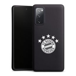DeinDesign Galaxy S20 FE Handy Premium Silikon H&uuml;lle Handyh&uuml;lle schwarz Case Transparent Fcb Fc Bayern M&uuml;nchen Silikon Premium Case