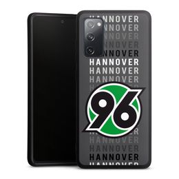 DeinDesign Galaxy S20 FE Handy Premium Silikon H&uuml;lle Handyh&uuml;lle schwarz Case Official Licensed Product H96 Hannover 96 Silikon Premium Case
