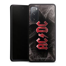 DeinDesign Galaxy S20 FE Handy Premium Silikon H&uuml;lle Handyh&uuml;lle schwarz Case Acdc Merchandise Logo Silikon Premium Case