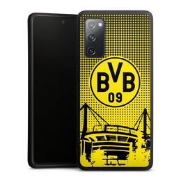DeinDesign Galaxy S20 FE Handy Premium Silikon H&uuml;lle Handyh&uuml;lle schwarz Case Bvb Stadium Borussia Dortmund Silikon Premium Case