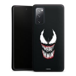 DeinDesign Galaxy S20 FE Handy Premium Silikon H&uuml;lle Handyh&uuml;lle schwarz Case Official Licensed Product Marvel Venom Silikon Premium Case