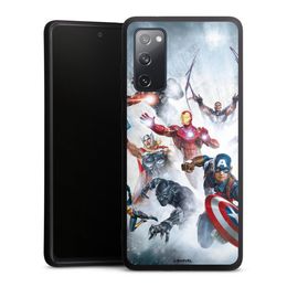 DeinDesign Galaxy S20 FE Handy Premium Silikon H&uuml;lle Handyh&uuml;lle schwarz Case Marvel Avengers Official Licensed Product Silikon Premium Case